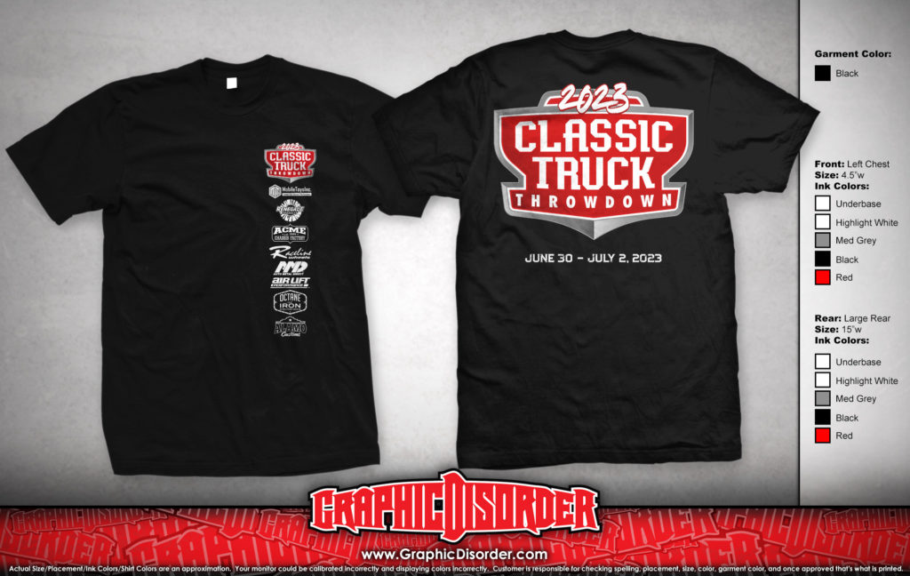 CTT 2023 Logo Shirt – Classic Truck Throwdown